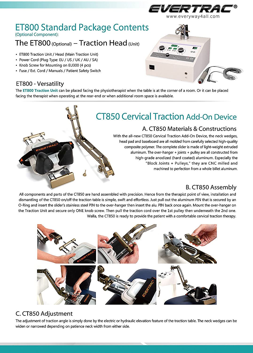 EU300 Ultimate Traction Package (Table & Traction Systems)